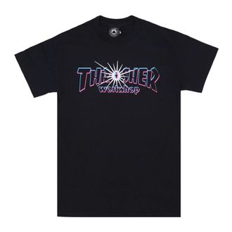 Thrasher Schwarzes Nova Tee X AWS T-Shirt - - Tops - Herren - Schwarzk - XL