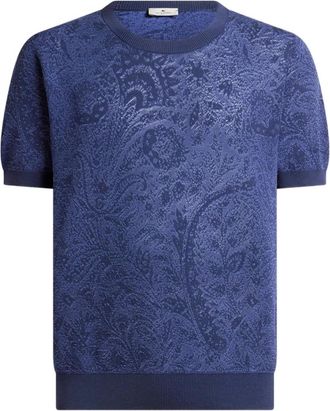Etro chemise à motif cachemire - Bleu