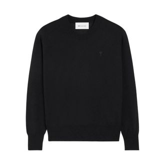 Ami De Coeur Rundhals-Pullover - - Knitwear - Herren - Schwarzk - XS