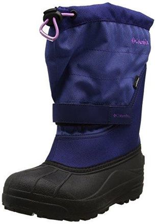 Columbia Femme Youth Powderbug Plus II Bottes de Neige, Violet (Eve, Northern Lights), 36.5 EU