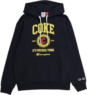 Champion X Coca Cola Sweatshirt &agrave; Capuche, Noir, M Homme