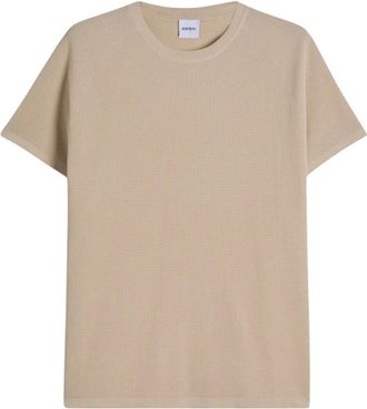 Aspesi Homme, Tops, Beige, Taille: XL Maglia Raglan Micro Waffle Cotone