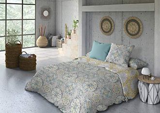 Pierre Cardin Bettbezug, Polyester-Baumwolle, blau, 180