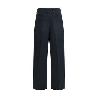 Golden Goose Womens Black Cotton Casual Pants