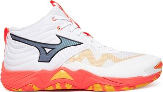 Mizuno Hallenschuhe Mizuno Wave Momentum Elite Mid V1GA2517 Orange
