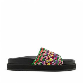 Arizona Love Bunte Geflochtene Mules - - Shoes - Damen - Schwarzk - 39 EU