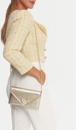 Pinko Handtasche Flat Purse Mini AI 25-26 PCPL 105347 A2O9 Goldfarben