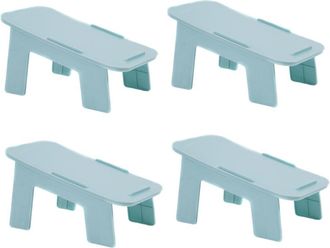 Angoily 4st&uuml;cke Schuhregal Doppellagig Mit Praktischer Schuhaufbewahrungsst&auml;nder Schuhhalter F&uuml;r Haushalt Und Schuhgesch&auml;ft Geeignet F&uuml;r Leinenschuhe Und Kind