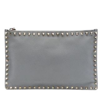 Valentino Pre-owned Vintage Clutch - - Pre-owned - Damen - Grau - ONE SIZE