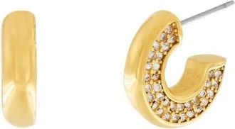 Dansk Copenhagen Klare CZ Einseitige Creolen - - Accessories - Damen - Gelb - ONE SIZE