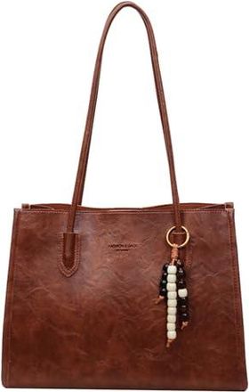 Generic Sac &agrave; Main Tendance en PU Textur&eacute; Tote Large Capacit&eacute; Sac de Voyage et Shopping pour Femmes