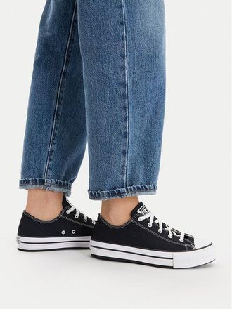Converse Sneakers aus Stoff Chuck Taylor All Star Eva Lift Ox 272857C Schwarz