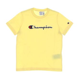 Champion Femme, Tops, Jaune, Taille: 40 FR Tee-shirt jaune &agrave; encolure ras du cou