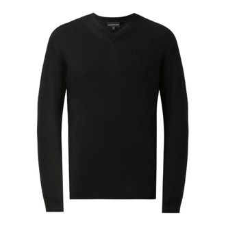 Emporio Armani Herren, Strickwaren, Schwarzk, LGr&ouml;&szlig;e
