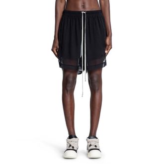 Rick Owens Concordians Boxers in Silk Chiffon
