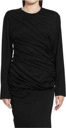 Junya Watanabe Damen, Oberteile, Schwarzk, SGr&ouml;&szlig;e