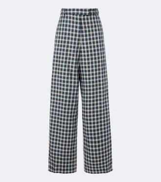 Dries Van Noten Weite Hose aus Baumwolle