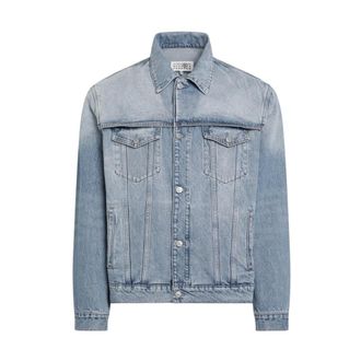 Maison Margiela Homme, Vestes, Bleu, Taille: XL Sportsjacket