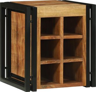 vidaXL Vidaxl - Weinregal Braun 34,5 x 35 x 39 cm Massivholz Akazie