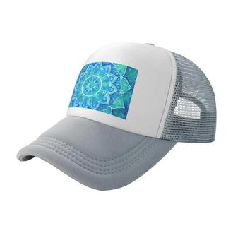 Generic Chaleur de lHiver, Plage dété Flore subtropicale et Faune Mesh Casquette de Baseball Chapeau de Soleil Femmes Hommes Casquette de Camionneur réglable
