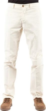 Brooksfield Homme, Pantalons, Blanc, Taille: L Pantalone Brooksfield
