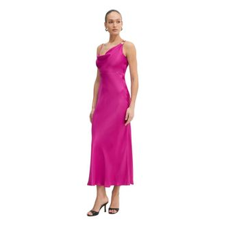 Twinset Satin Slip Dress - - Dresses - Damen - Rosa - M