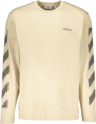 Off-white Off White - T-Shirt f&uuml;r Herren, Rundhalsausschnitt, Regul&auml;r (Braun/Schwarz)