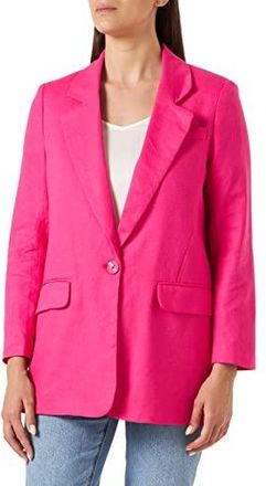 Only Blazer Langer Klassischer pour Femme, Rose, 34