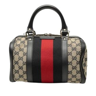 Gucci Sac bandouli&egrave;re en toile Pre-owned - Femme - Pre-owned - Beige - Taille: ONE Size