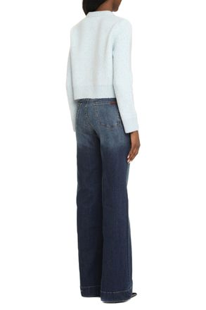 Bottega Veneta Boucl&eacute; Wool Cardigan - Blue