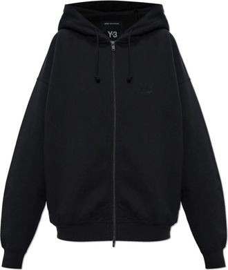 Yohji Yamamoto Homme, Sweatshirts et sweats &agrave; capuche, Noir, Taille: XS Logo SweaT-shirt