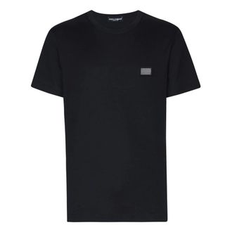 Dolce & Gabbana Blaue T-Shirts und Polos - - Tops - Herren - Blau - L