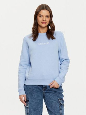 Guess Sweatshirt W4YQ10 KC811 Blau Regular Fit