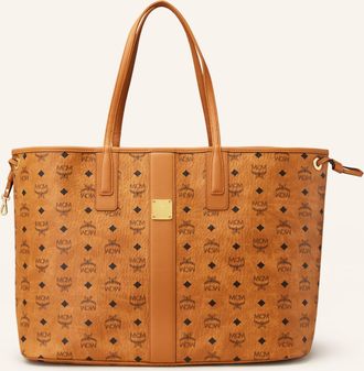 MCM Mcm Shopper Liz Vi Um Wenden Mit Pouch braun