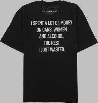 Ih Nom Uh Nit The Genius Cotton T-Shirt - Black