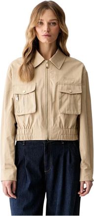 Guess Damen, Jacken, Beige, XLGr&ouml;&szlig;e