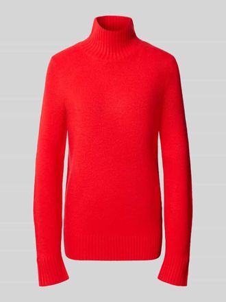 Jake*s Casual Rollkragenpullover mit geripptem Stehkragen