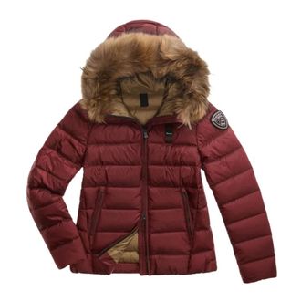 Blauer Arcadia Daunenjacke - - Jackets - Damen - Rot - M