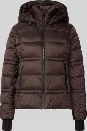 Michael Kors Steppjacke mit Kapuze und Rei&szlig;verschlusstaschen