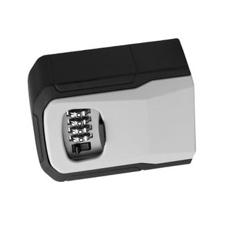 Pretyzoom Zerodeko Schl&uuml;sseltresor mit Vierstelligem Zahlenschloss Wandmontierter Schl&uuml;sselbox aus Aluminiumlegierung Wetterfester Sicherheitstresor f&uuml;r Au&szlig;en u