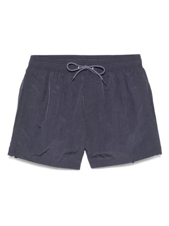 Sundek short de bain &agrave; d&eacute;tails de rayures - Bleu