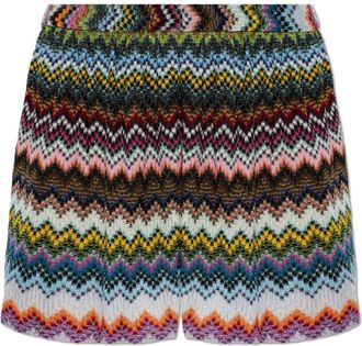 Missoni Femme, Shorts, Multicolore, Taille: 38 FR Shorts &agrave; motifs