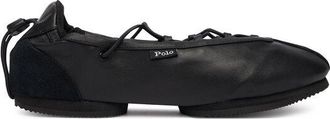 Polo Ralph Lauren Ballerinas Blrna Lce Up 804P08221001 Schwarz