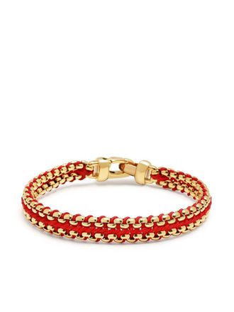 Nialaya bracelet Woven 8 mm Box Chain - Or