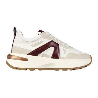 Alexander Smith Liverpool Damen Sneakers Wei&szlig; Bordeaux - - Shoes - Herren - Wei&szlig; - 39 EU