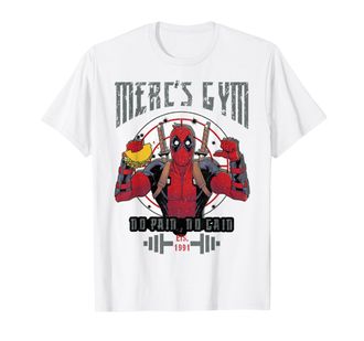 MARVEL Deadpool Mercs Gym Keine Schmerzen Kein Gewinn T-Shirt