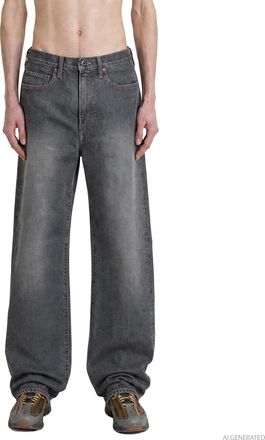 KAPITAL 14oz 5P MONKEY TH Jeans