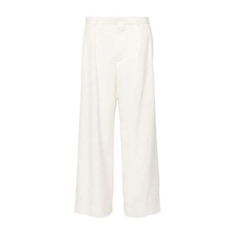 Wardrobe.NYC Off White Low Rise Hose - - Trousers - Damen - Wei&szlig; - M