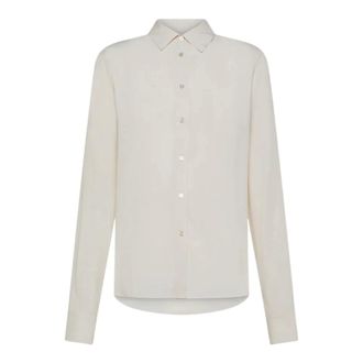 Seventy Femme, Blouses et Chemises, Blanc, Taille: 46 FR camicie Seta
