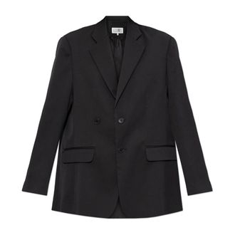 Maison Margiela Femme, Vestes, Noir, Taille: 38 FR Blazer Crois&eacute;